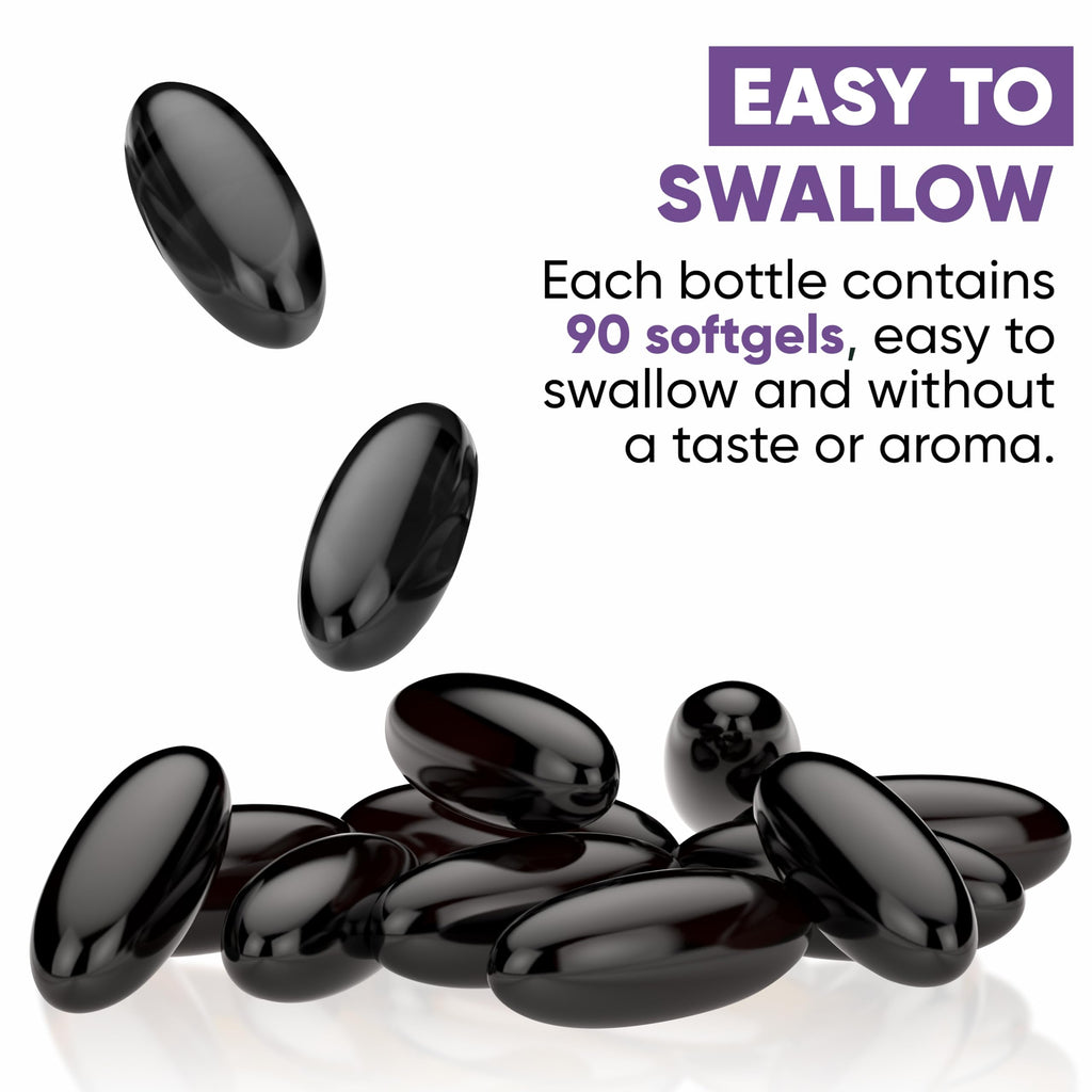 Natural black seed oil supplements