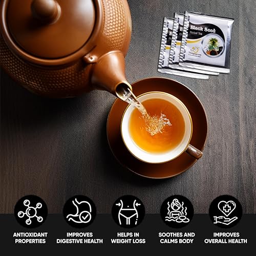 natural black seed tea infusion