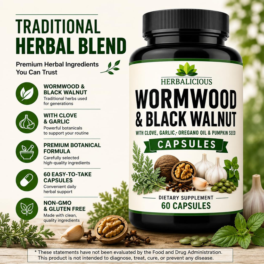 natural black walnut herbal supplement