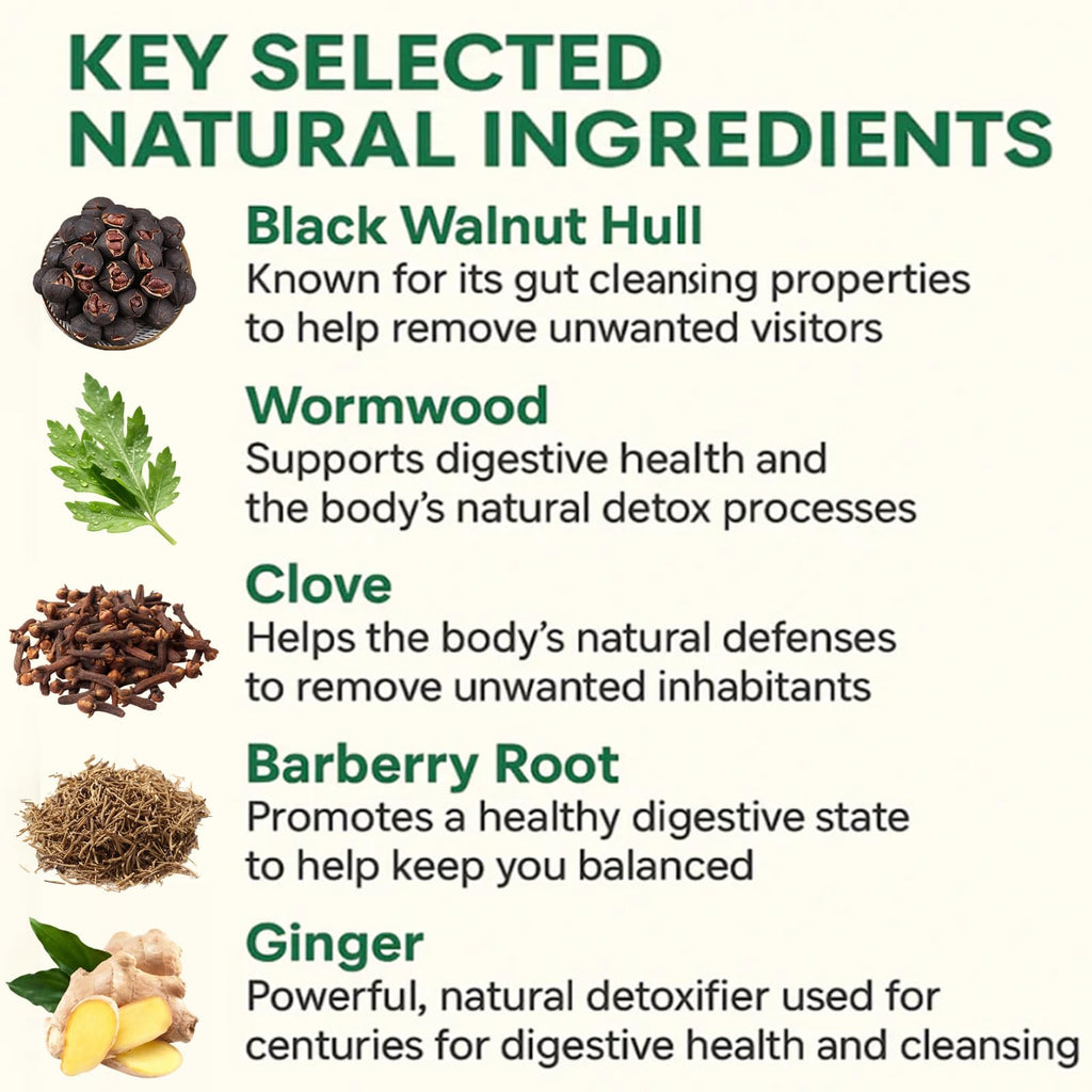 natural black walnut hull supplement