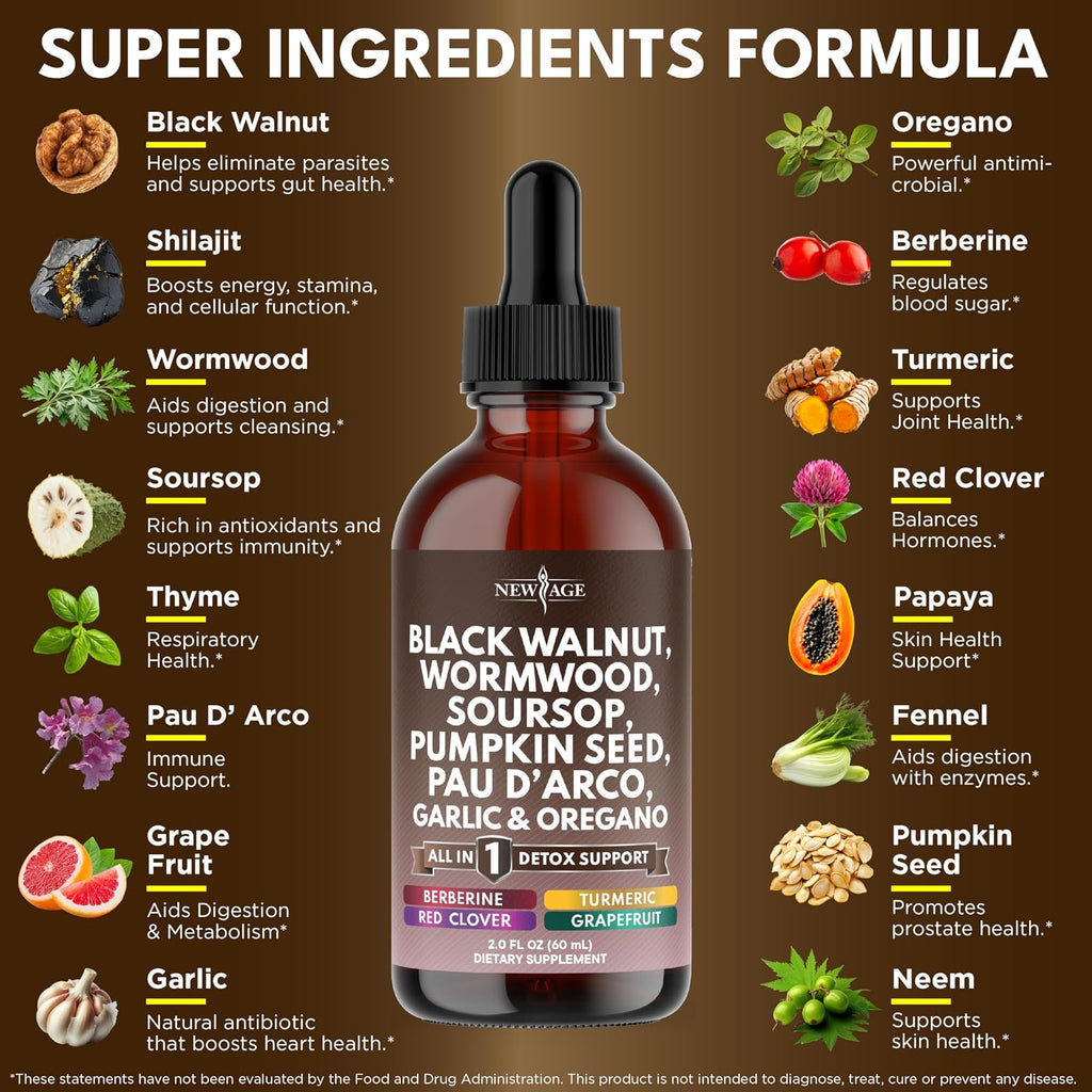 natural black walnut wormwood extract