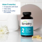 Natural bladder health supplement capsules