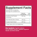Natural bladder support with pumpkin