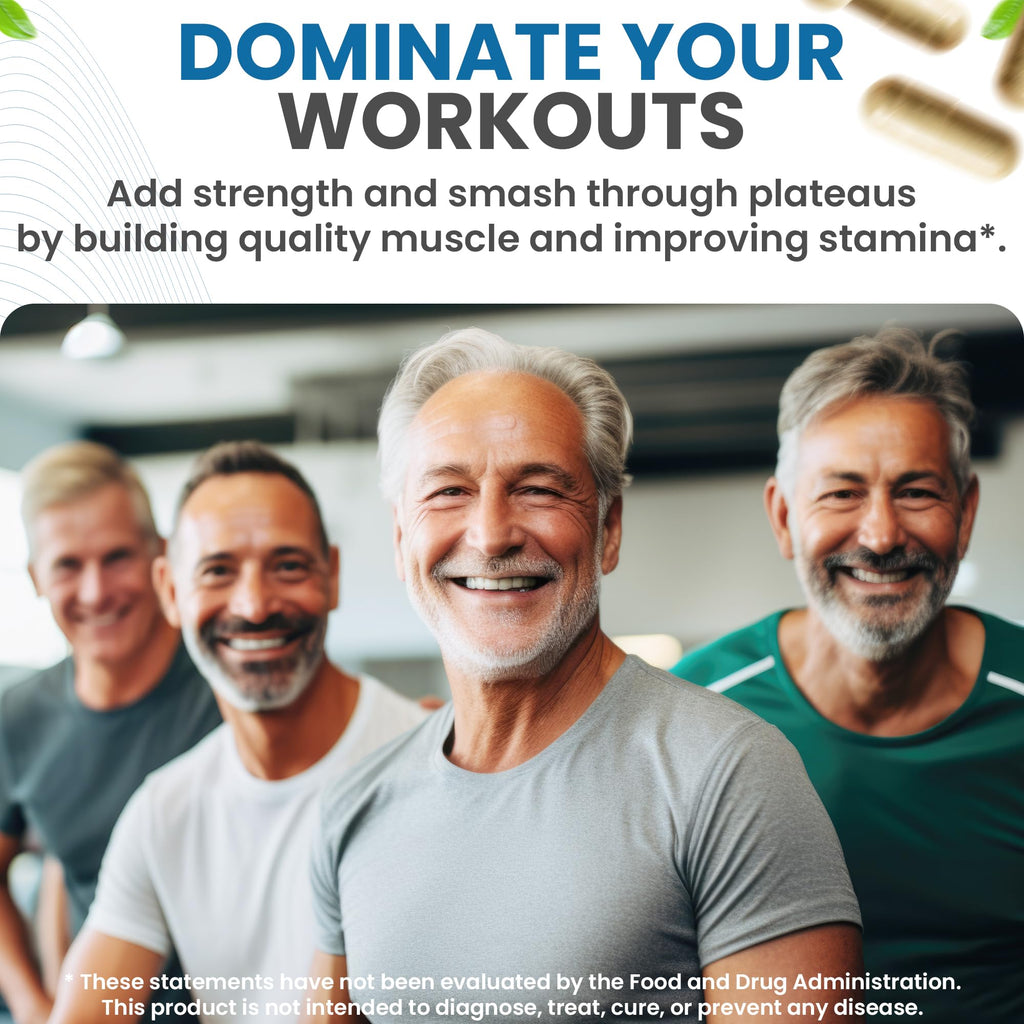 Natural blended supplements for overall vitality