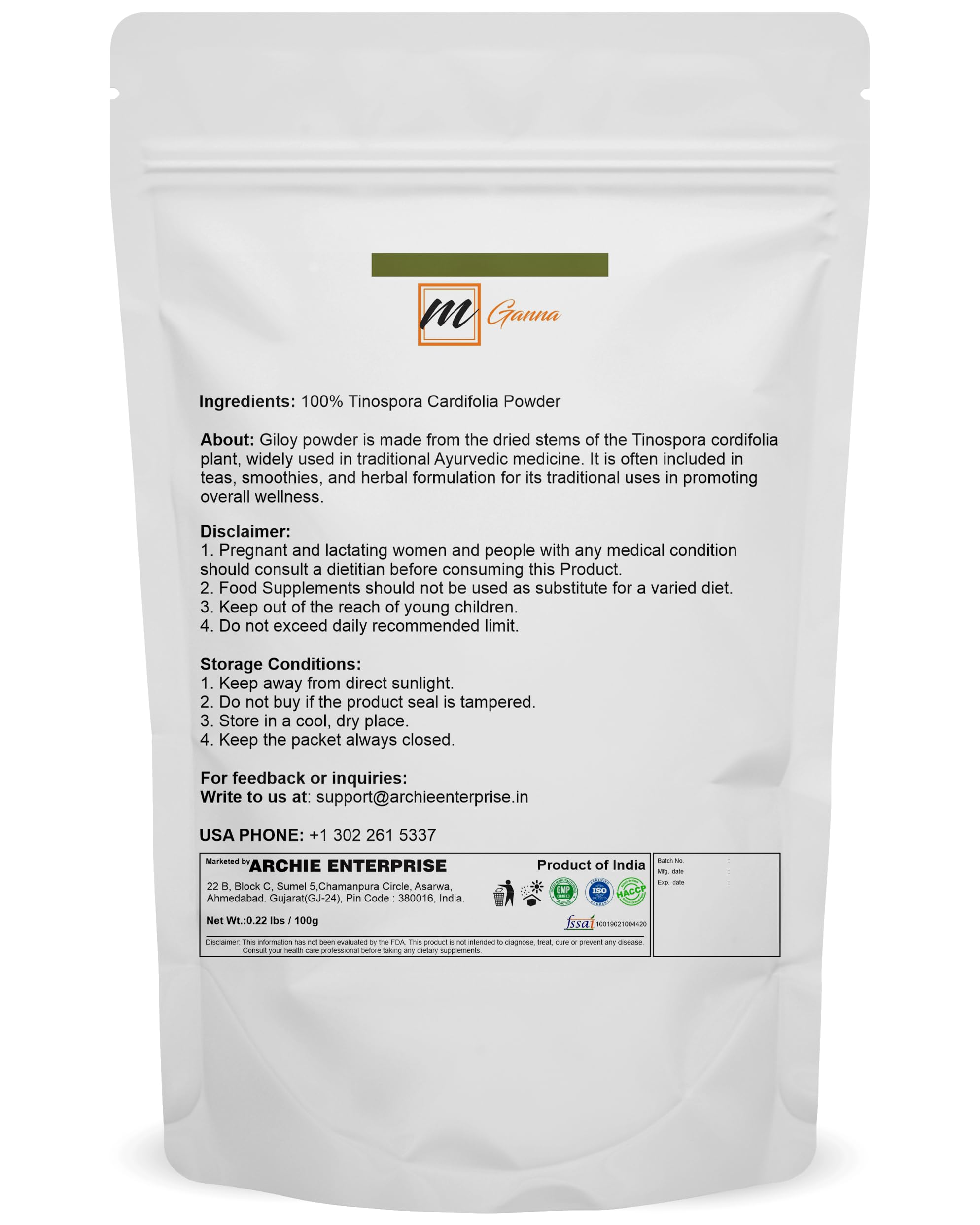 Natural blended vitamin and mineral source