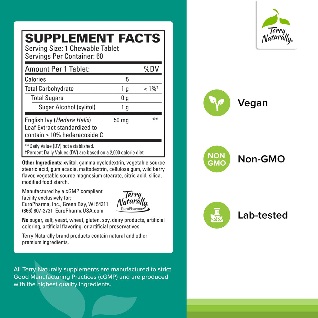 natural blended vitamin for lung comfort