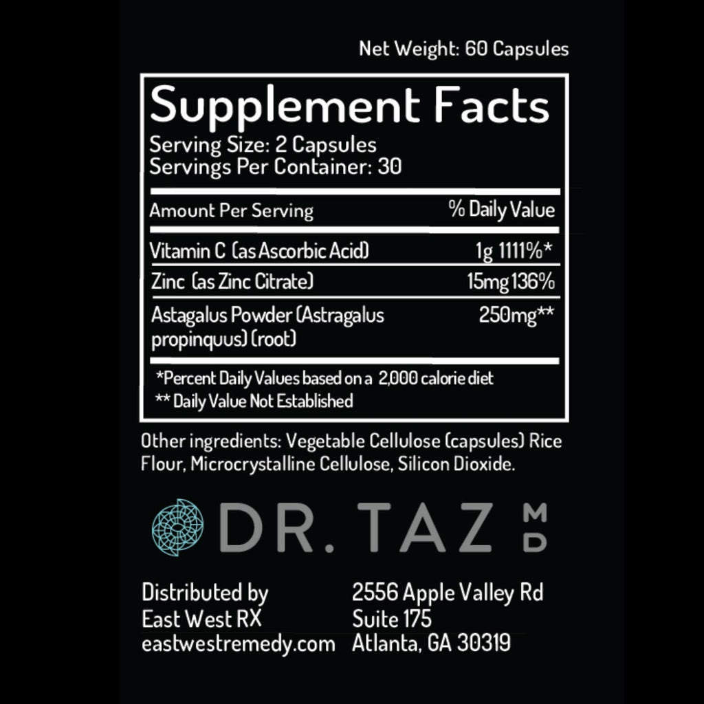 Natural blended vitamin formula