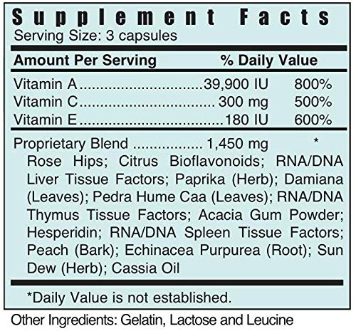 natural blended vitamin & mineral supplements for energy