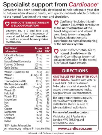 natural blended vitamin & mineral supplements for energy