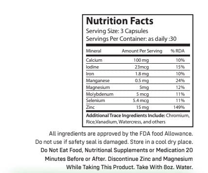 natural blended vitamin & mineral supplements for wellness