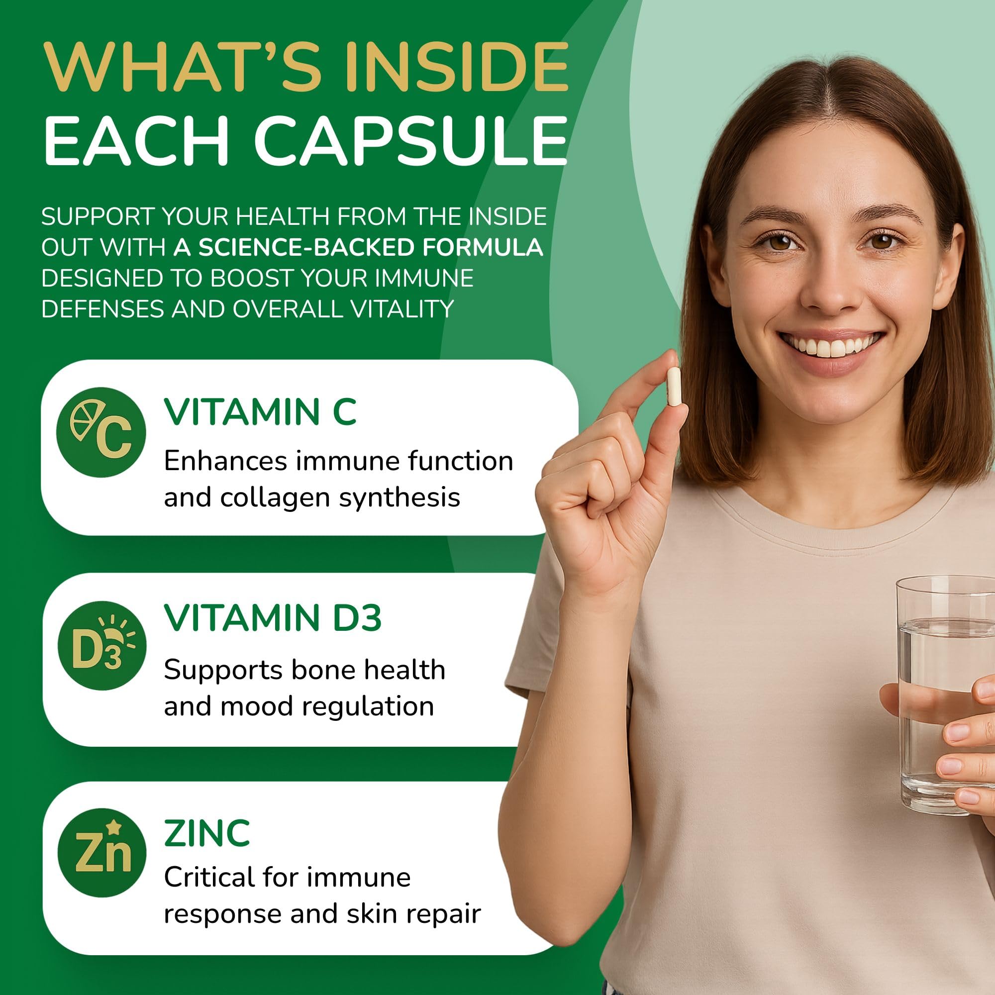 natural blended vitamin & mineral supplements