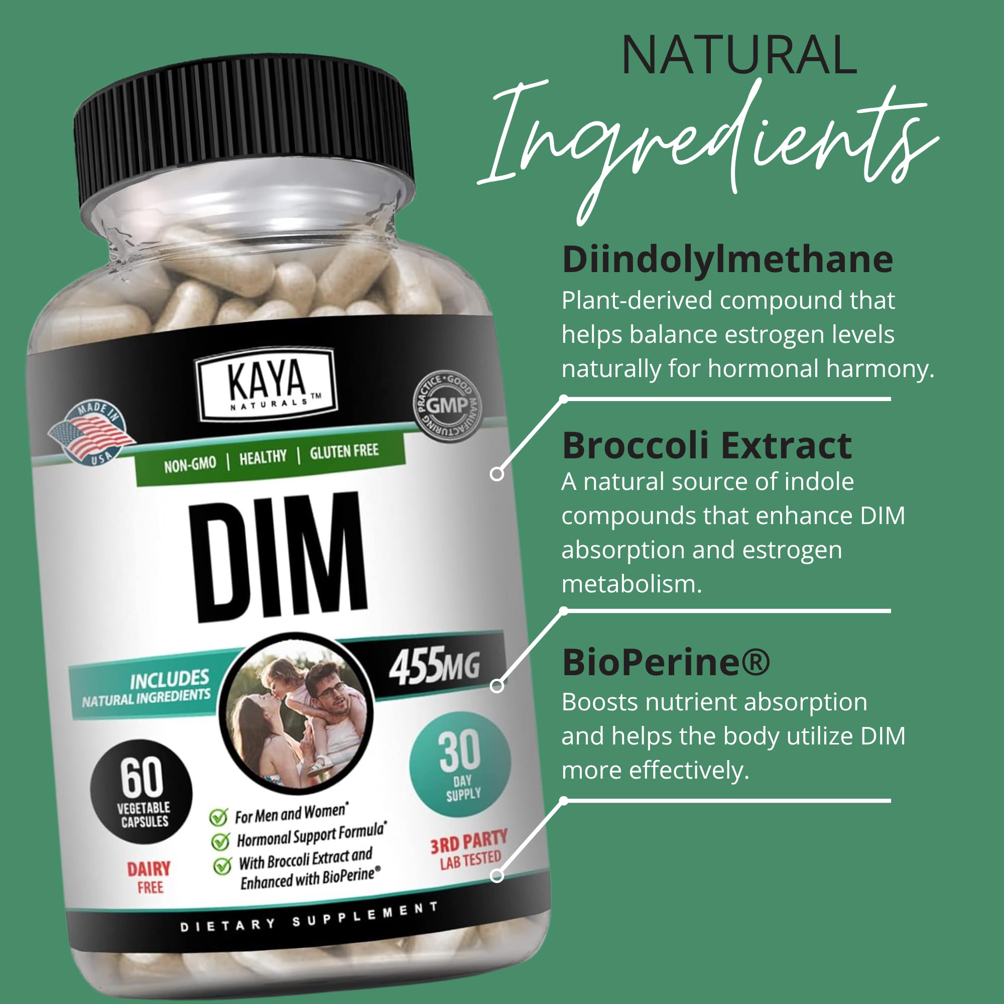 natural blended vitamin & mineral supplements