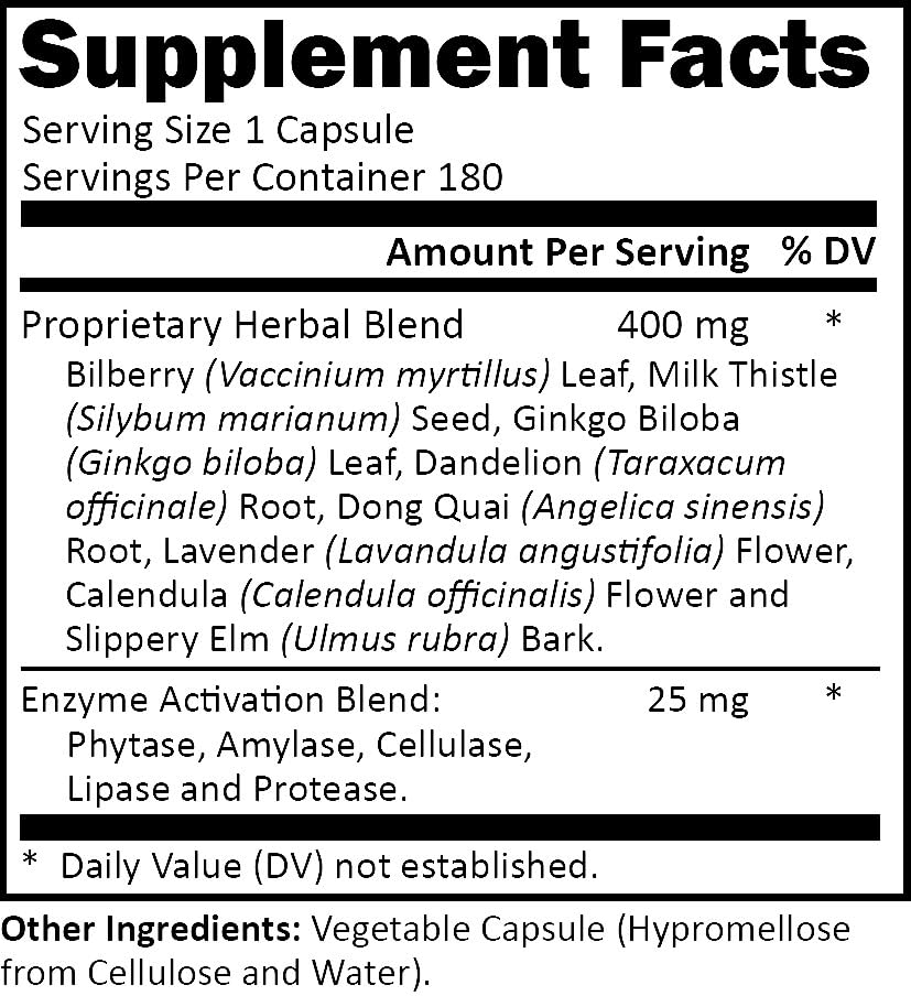 natural blended vitamin & mineral supplements