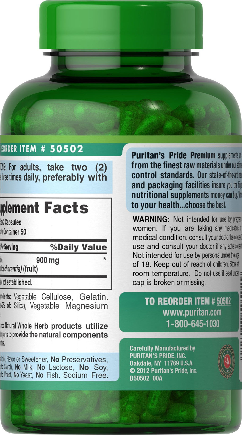 natural blended vitamin & mineral supplements