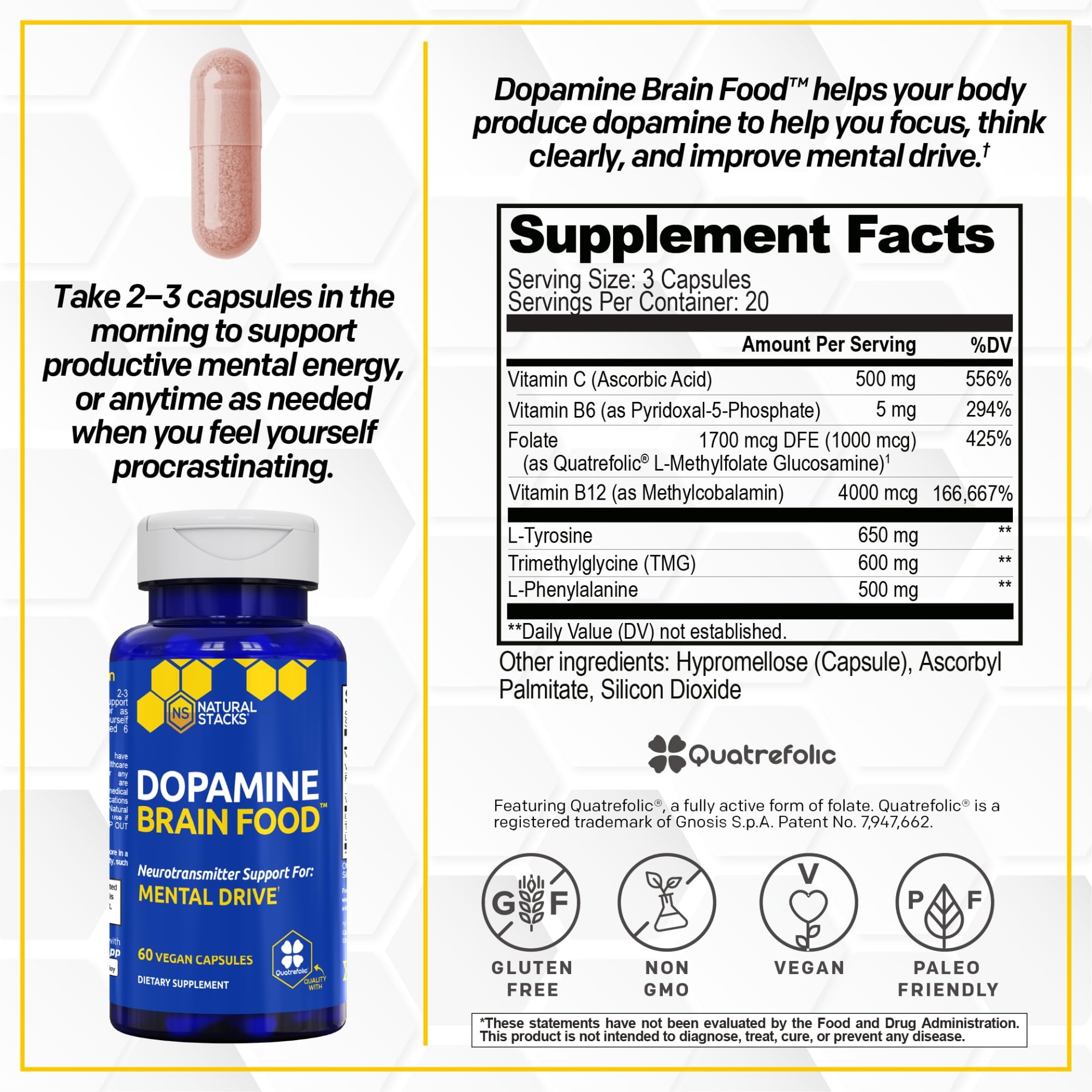 Natural blended vitamin & mineral support