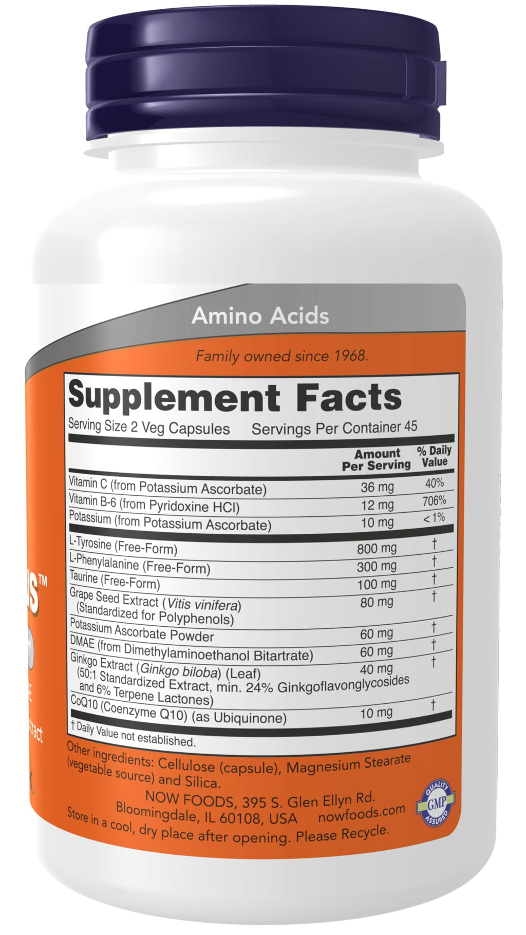natural blended vitamin & mineral support