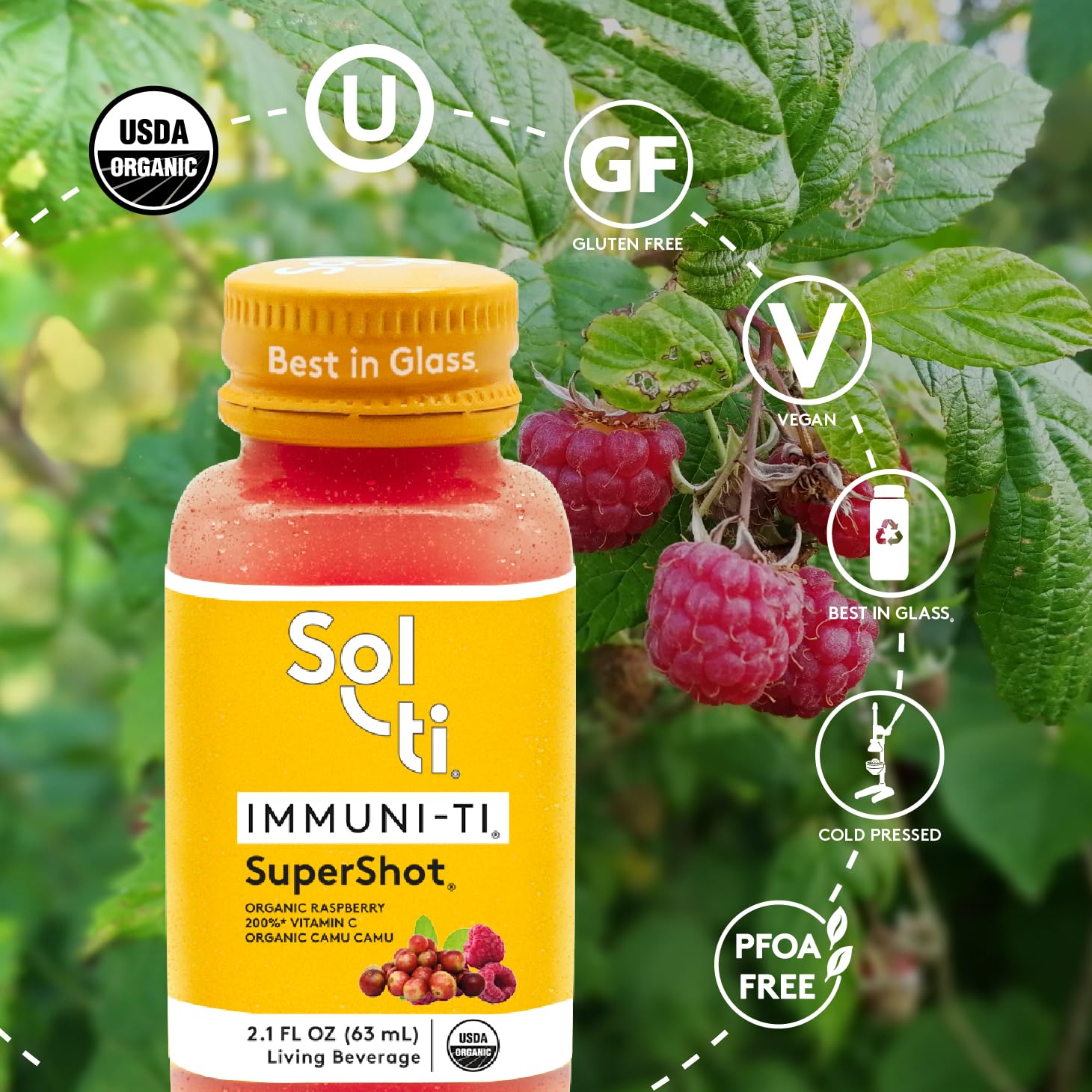 natural blended vitamin shot for wellness