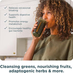 Natural bloat relief with SuperGreens