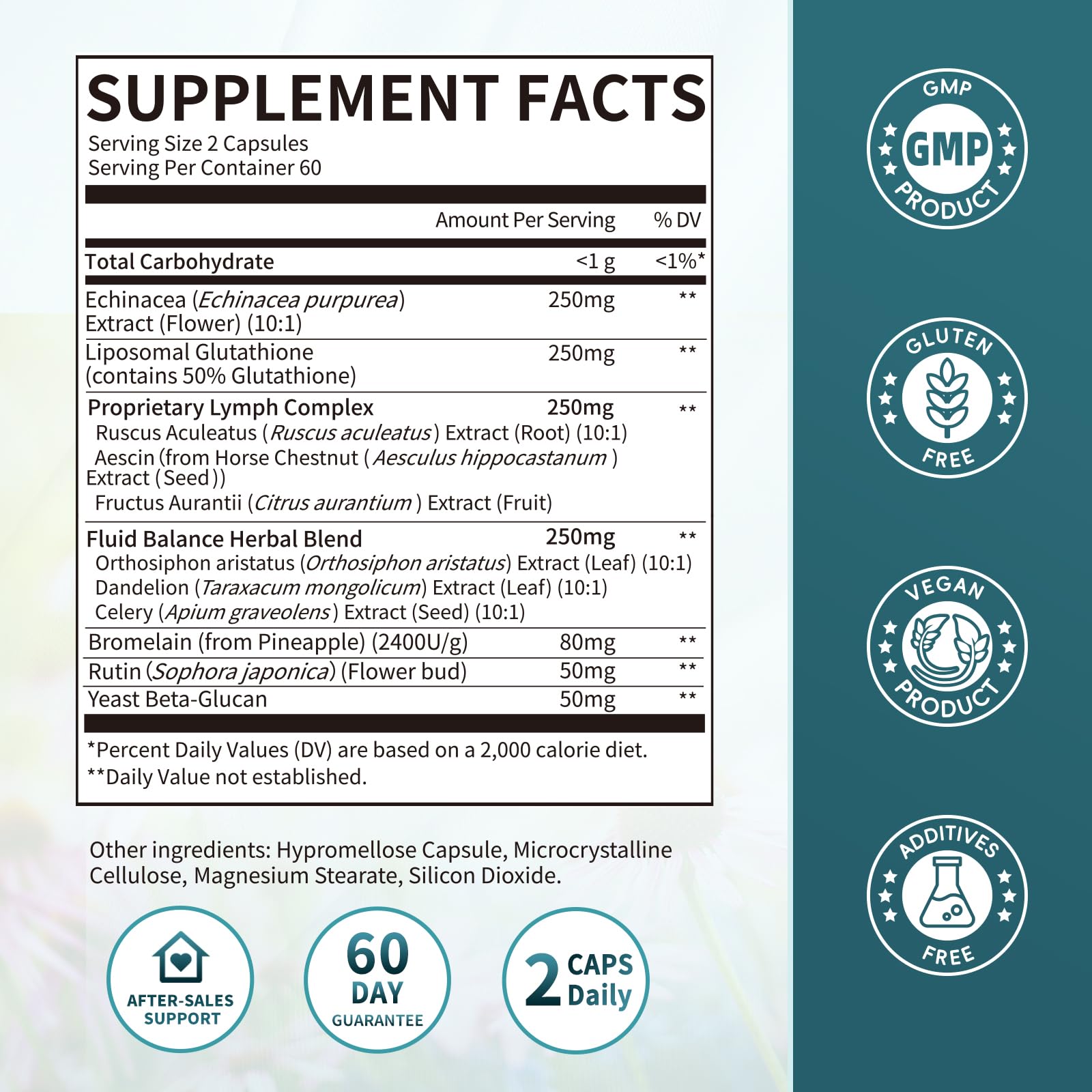 natural bloat support with echinacea