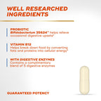 natural bloating relief with probiotics