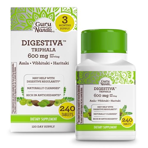 Natural bloating relief with triphala