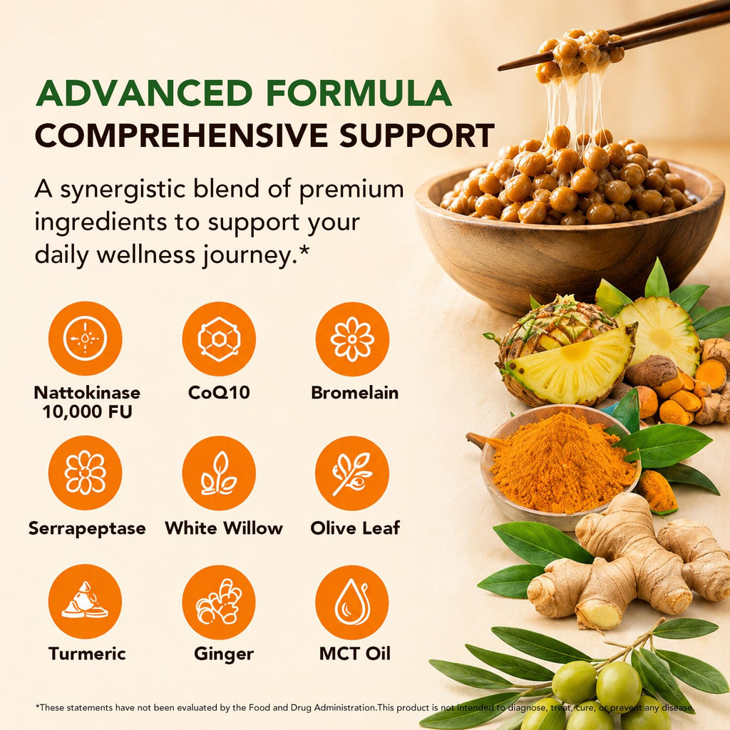 Natural blood circulation support Nattokinase