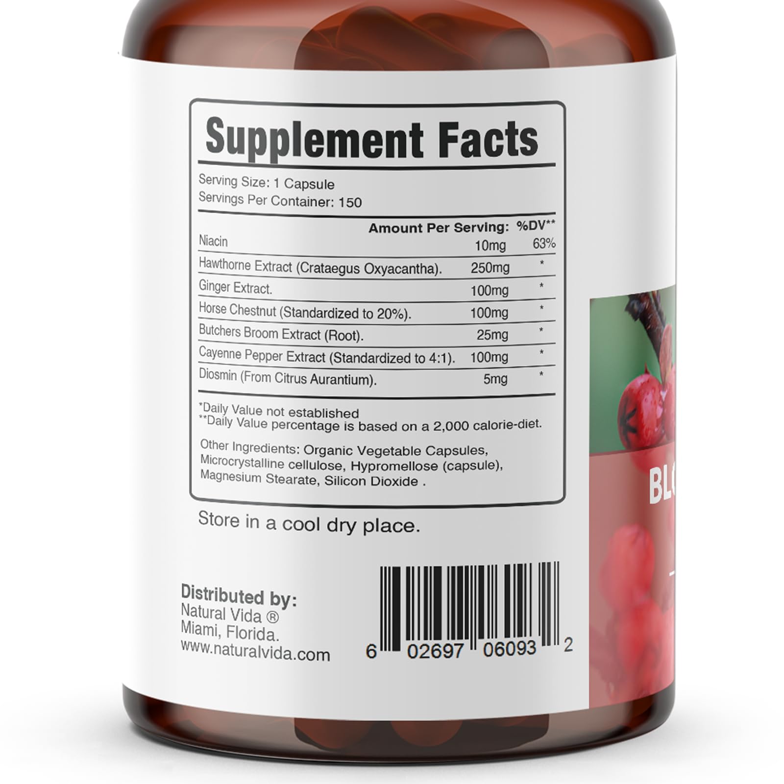 natural blood flow support capsules