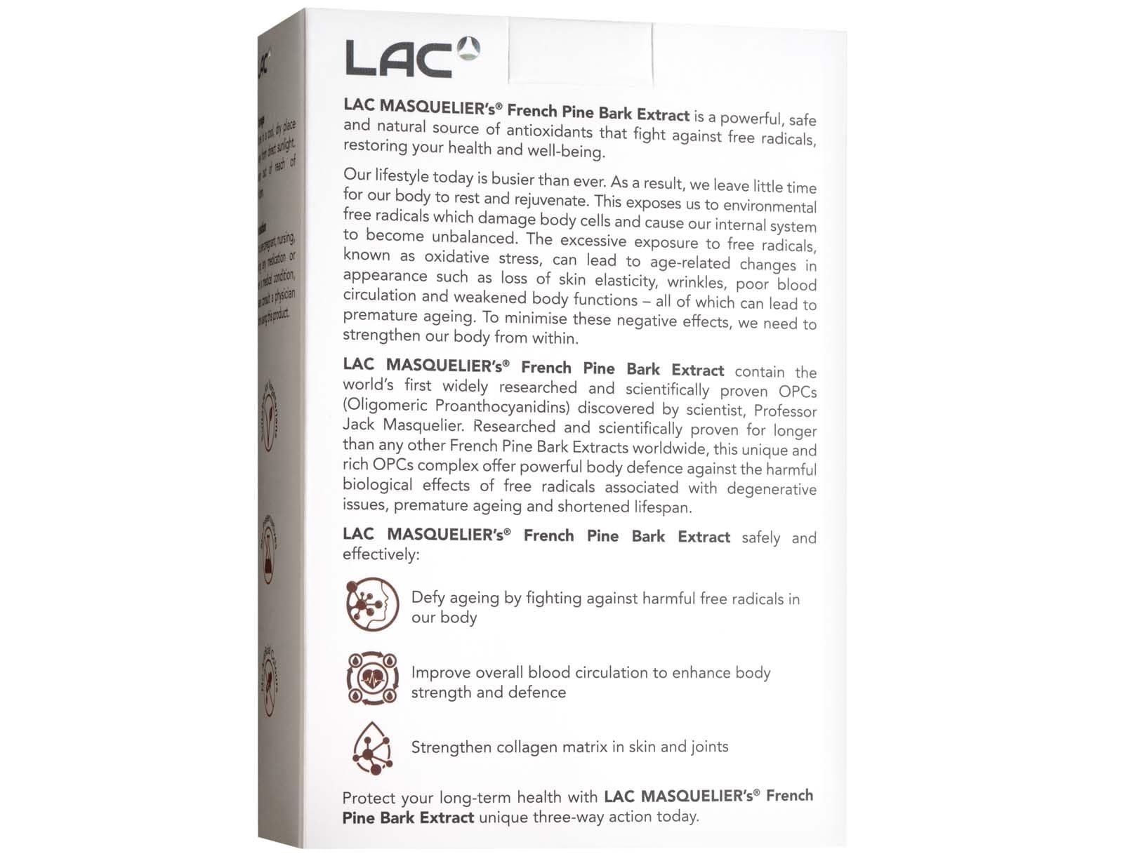 natural blood flow support with pine bark