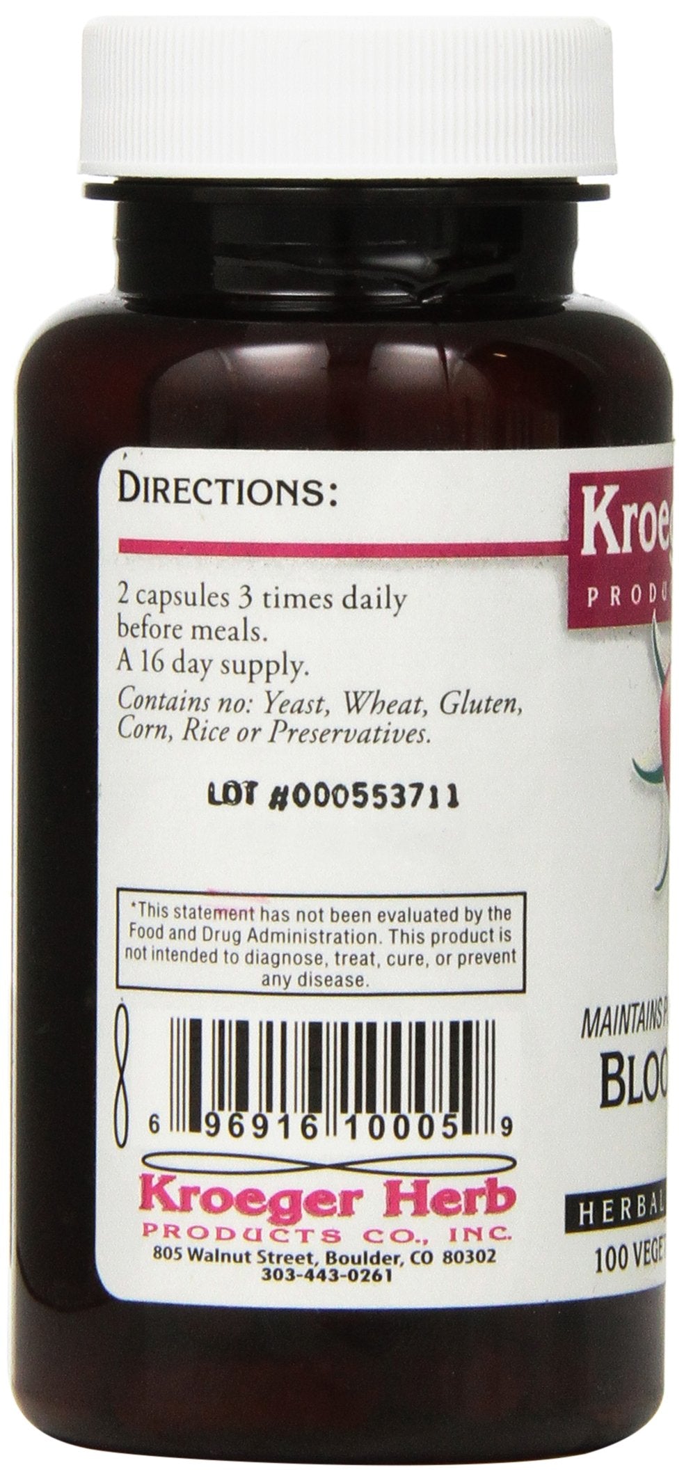 natural blood health support capsules
