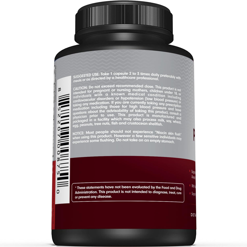 Natural blood pressure management supplement