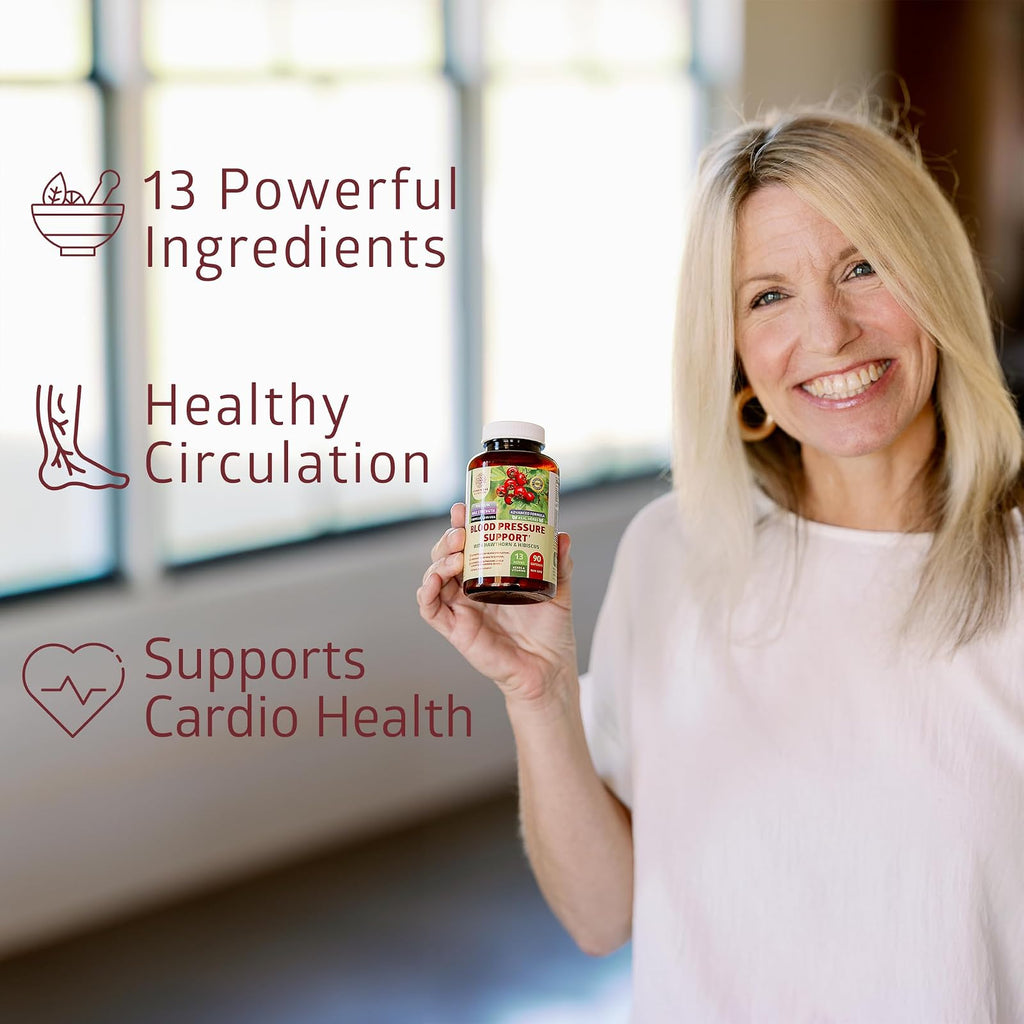Natural blood pressure management supplement