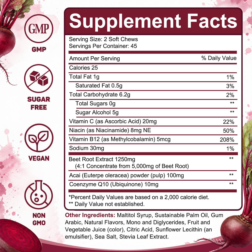 natural blood pressure support beet root
