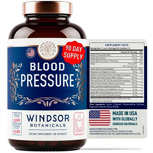 natural blood pressure support capsules