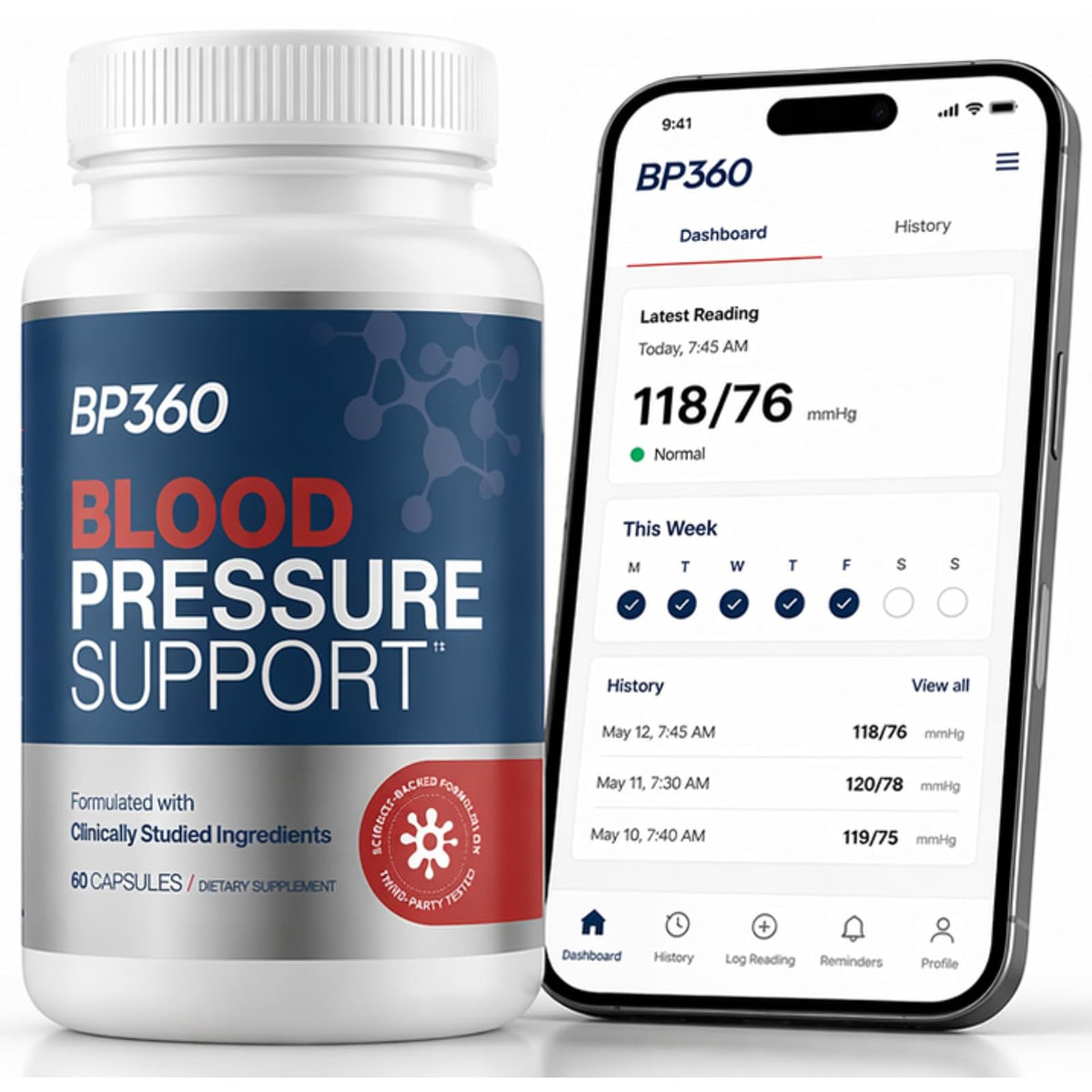 natural blood pressure support capsules