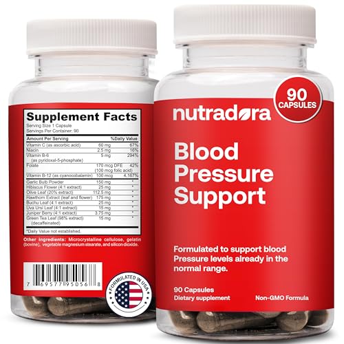 Natural blood pressure support formula