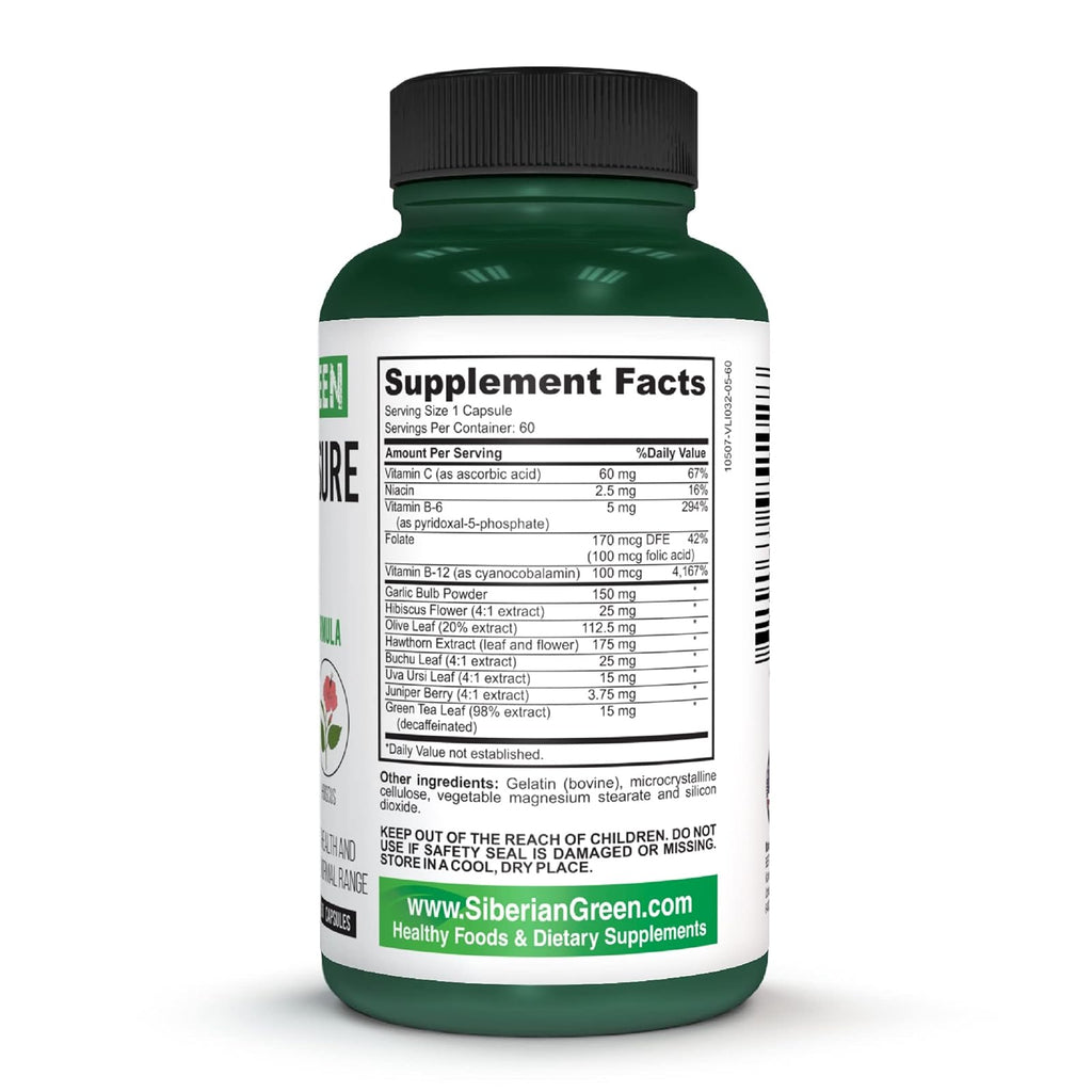 Natural blood pressure support supplement
