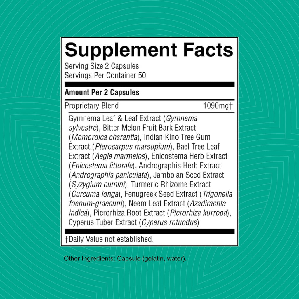 natural blood sugar formula capsules