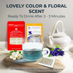 Natural blue butterfly pea tea