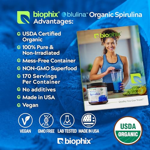 natural blue pigment spirulina powder