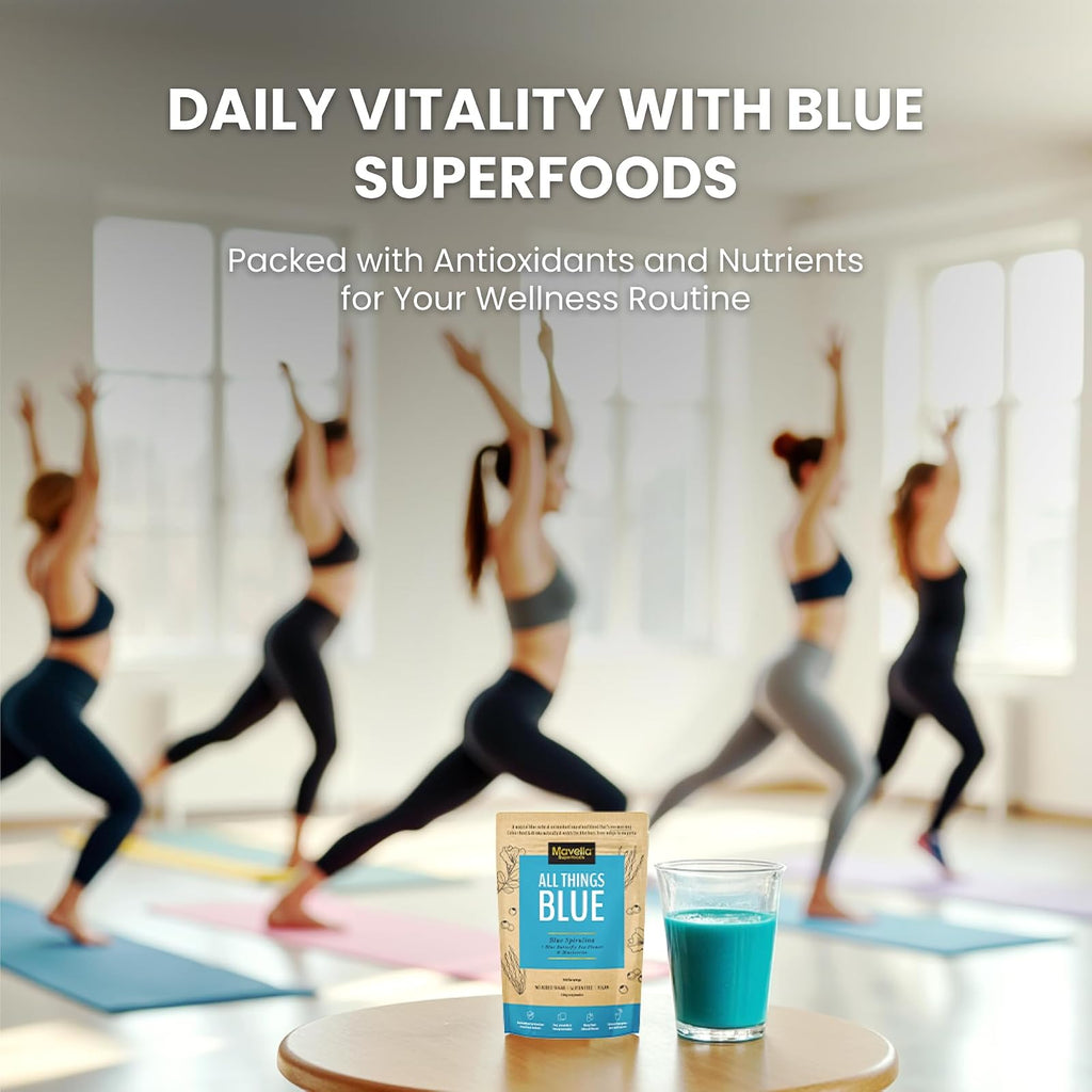 natural blue spirulina superfood
