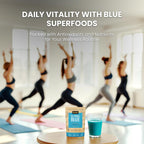 natural blue spirulina superfood