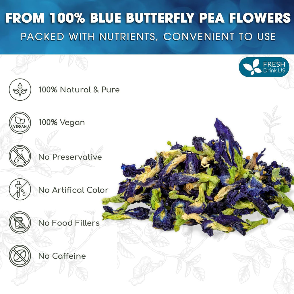 natural blue tea for relaxation