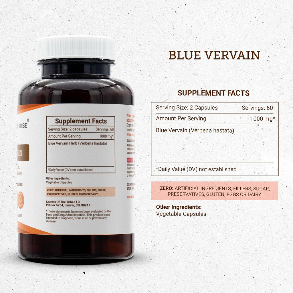 Natural Blue Vervain for wellness