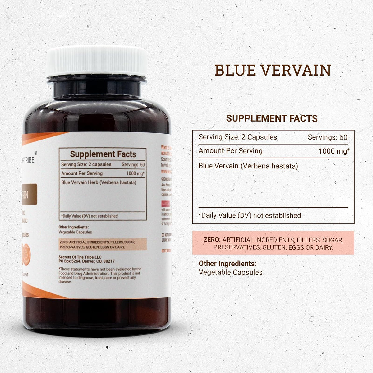 Natural Blue Vervain for wellness