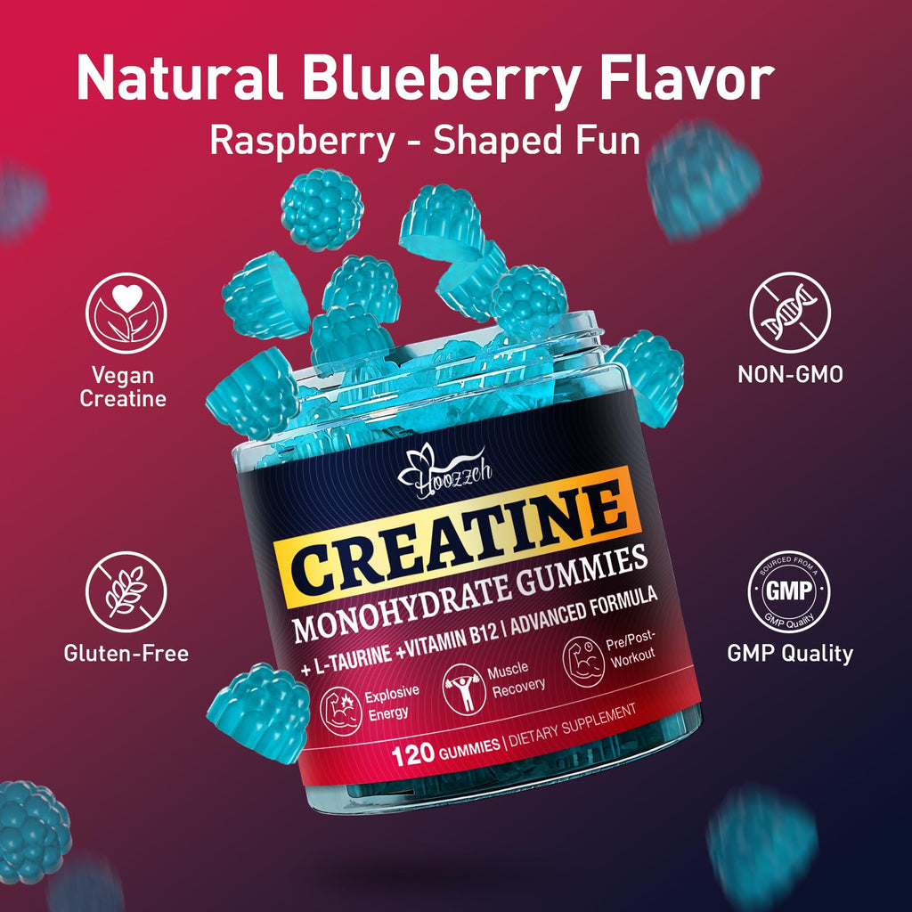 Natural blueberry creatine supplement