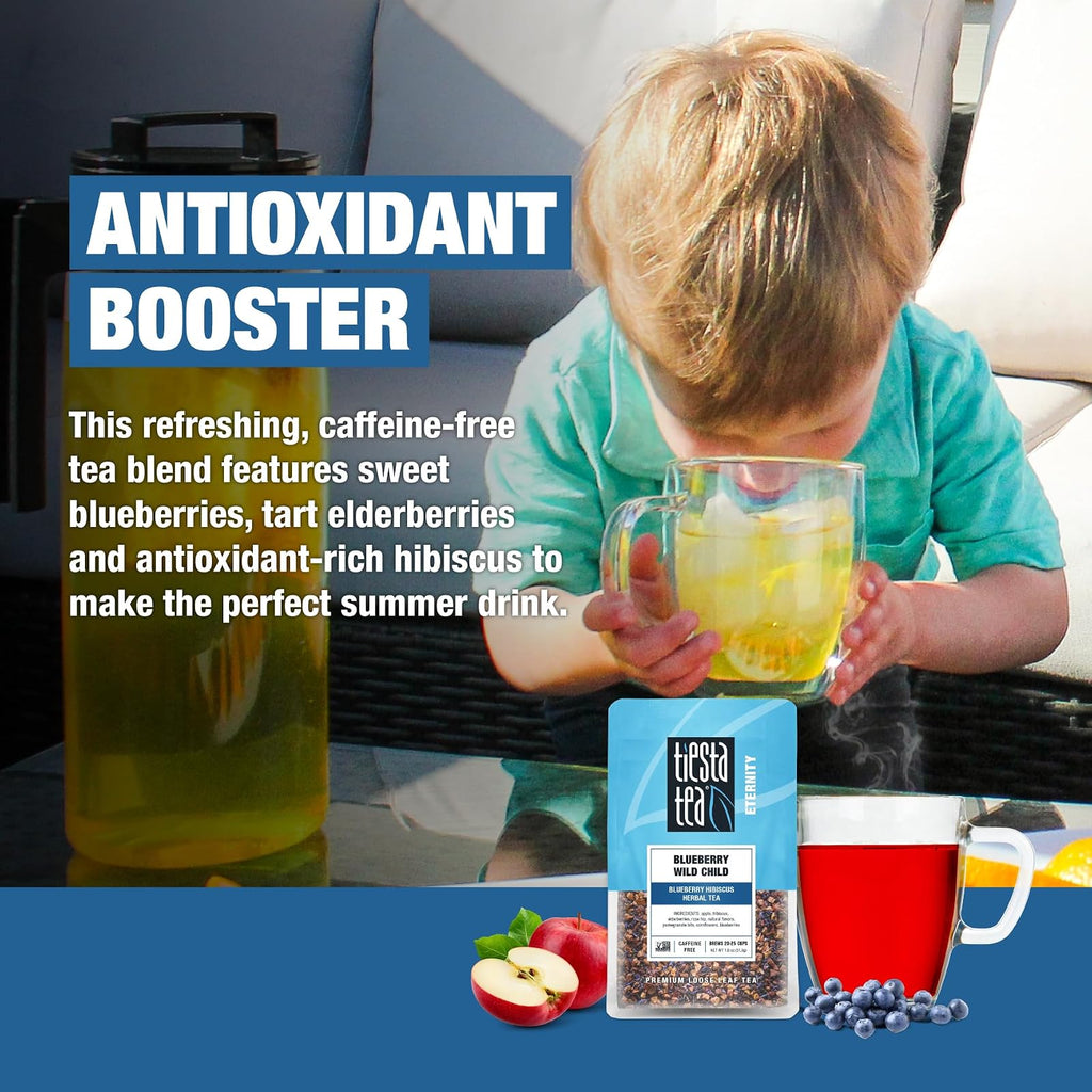 natural blueberry flavor herbal infusion
