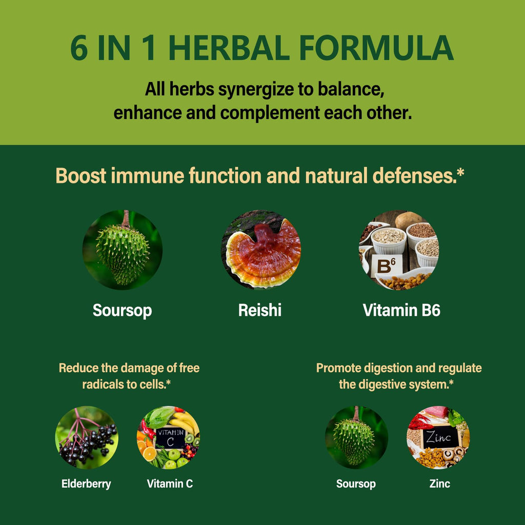 Natural blueberry flavour herbal drops