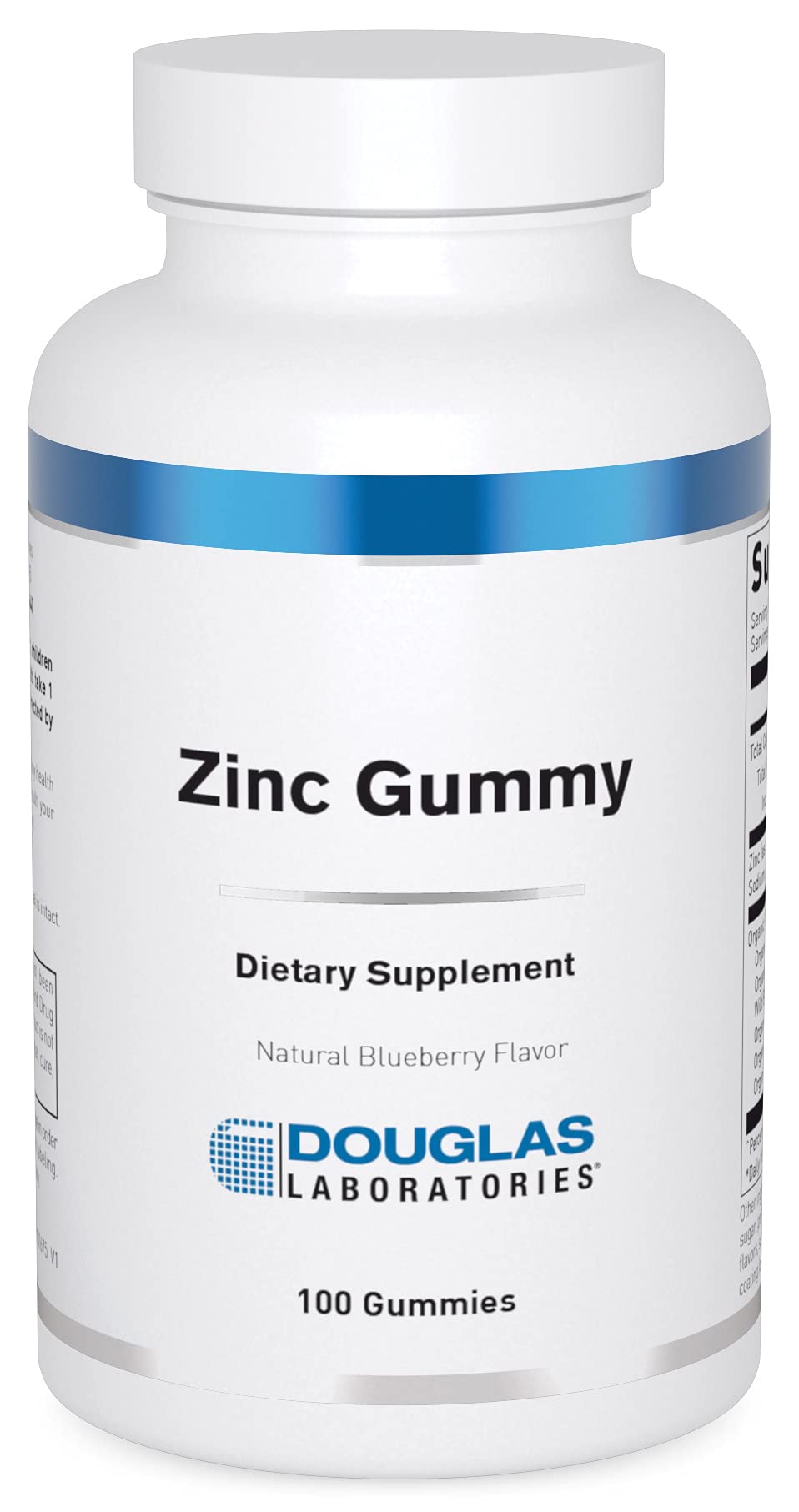 Natural blueberry flavour zinc supplement