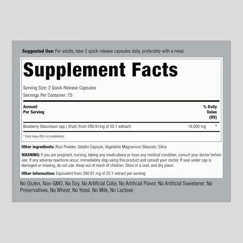 natural blueberry health benefits