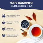 natural blueberry tea for relaxation